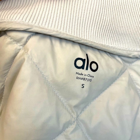 ALO Yoga | Jackets & Coats | Alo Silver Jacket | Poshmark